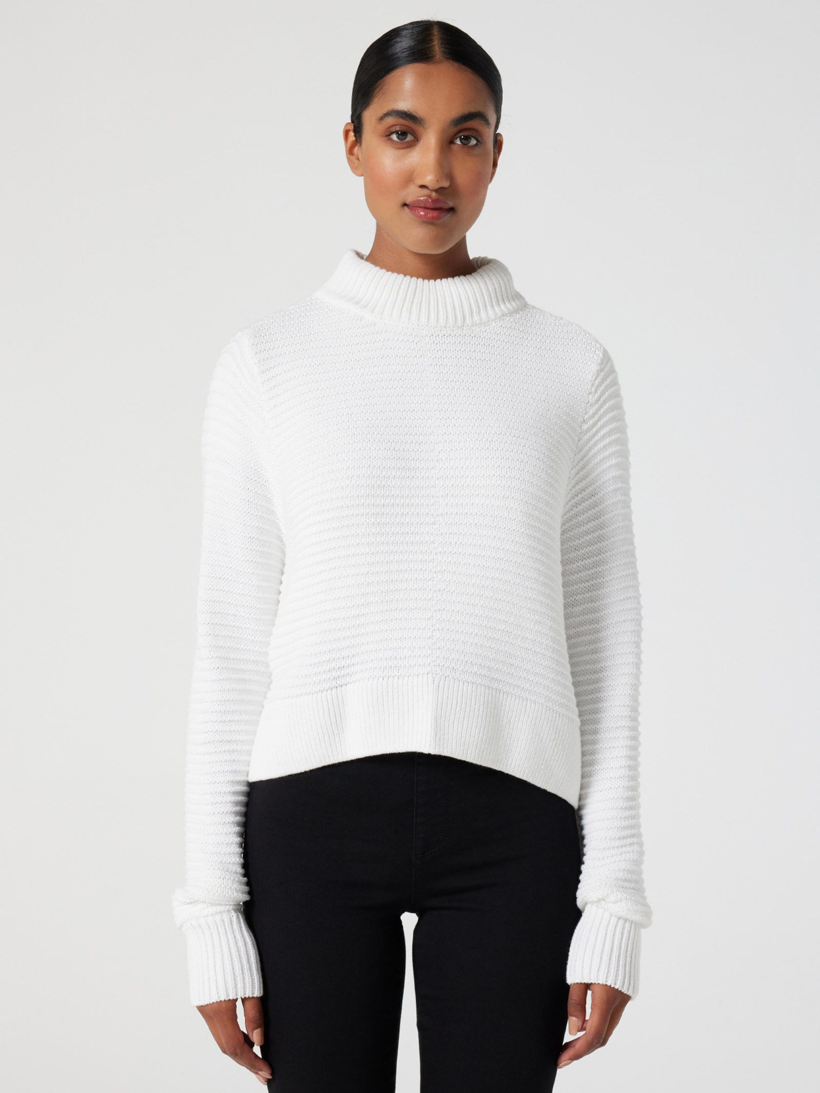 Carrie Cotton Crop Knit | Jeanswest